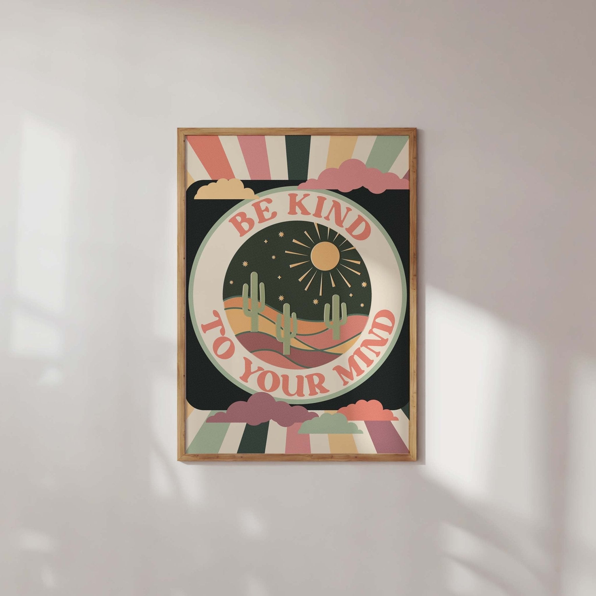 'Be Kind To Your Mind' Art Print – Lily Ella
